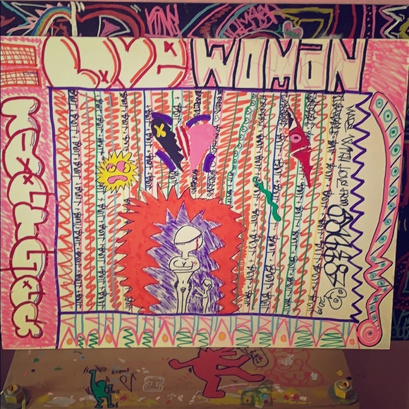 Wall Decor | Graffiti Street Art Woman Abuse And Child Abuse | Poshmark